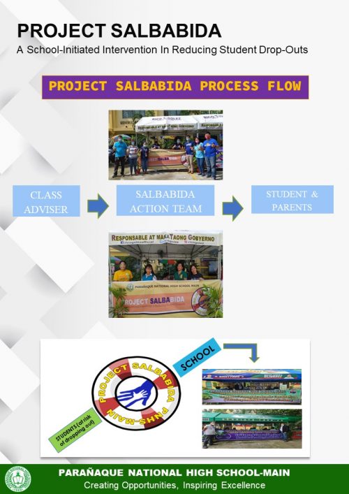 Project Salbabida | Paranaque NHS - Main